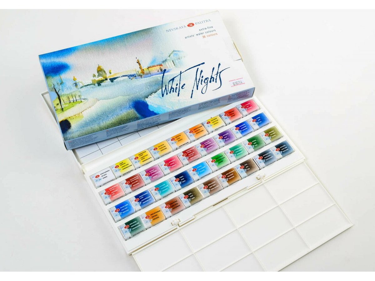 PALETA ART NEVSKAYA PALITRA WHITE NIGHTS AKVAREL BOJE